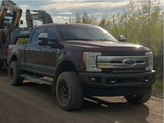 2017 Ford F-350 Super Duty with 20x12 -44 Fuel Cleaver and 35/12.5R20 ...