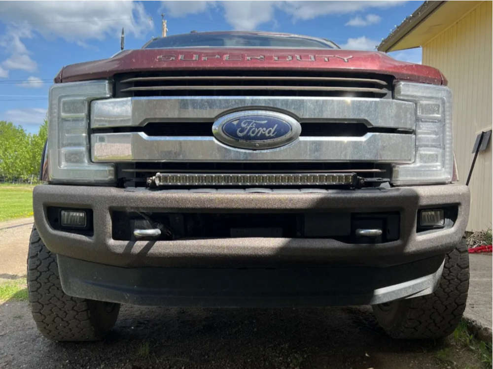 2017 Ford F-350 Super Duty with 20x12 -44 Fuel Cleaver and 35/12.5R20 ...