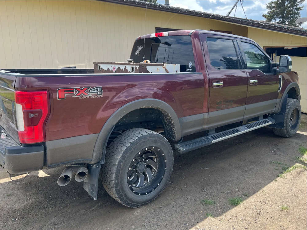 2017 Ford F-350 Super Duty with 20x12 -44 Fuel Cleaver and 35/12.5R20 ...