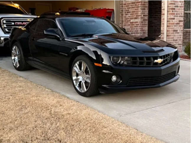 2011 Chevrolet Camaro with 20x11 40 Vision Stunner and 295/45R20 Nitto ...