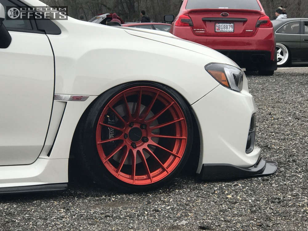 2017 Subaru WRX STI with 18x10.5 15 Enkei Rs05-rr and 245/35R18 Hankook ...