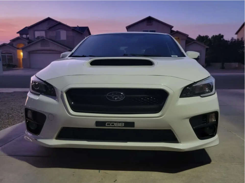 2017 Subaru WRX with 18x9.5 42 Method Mr503 and 265/40R18 Continental ...
