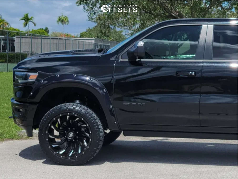 2020 Ram 1500 with 22x12 -44 XF Offroad Xf-224 and 305/45R22 Nitto ...