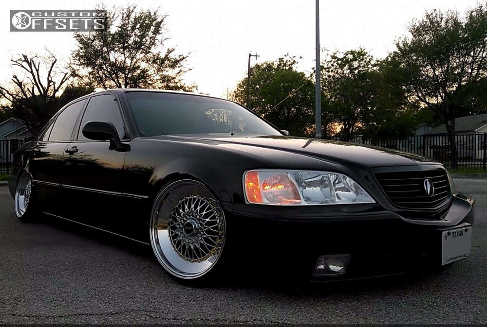 2002 Acura RL with 18x9.5 30 JNC JNC004s and 225/35R18 BFGoodrich ...