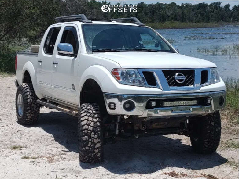 2012 Nissan Frontier with 16x10 -38 Alloy Ion 171 and 285/75R16 Prinx ...