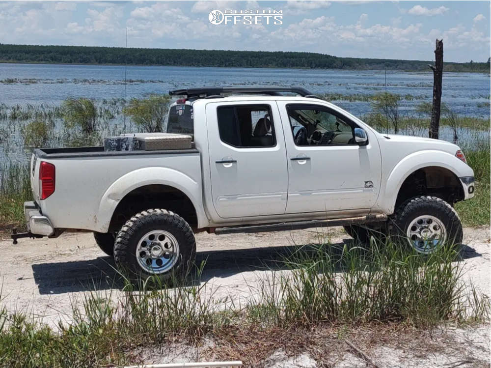 2012 Nissan Frontier with 16x10 -38 Alloy Ion 171 and 285/75R16 Prinx ...