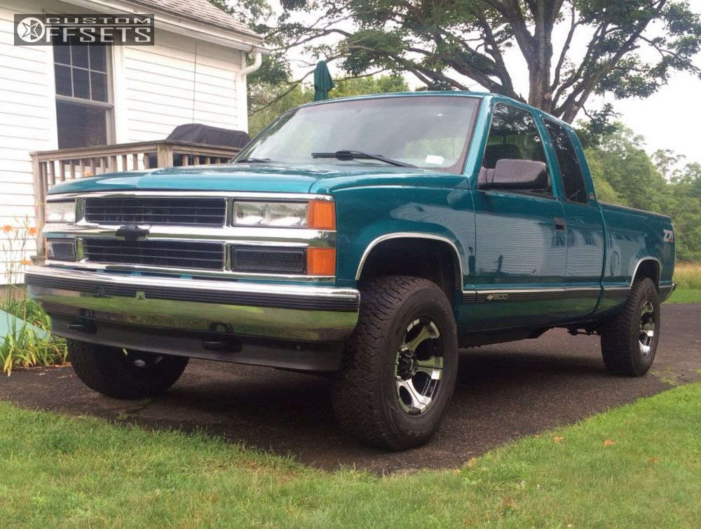 1996 Chevrolet K1500 with 16x8 -12 Dick Cepek DC-2 and 265/75R16 ...