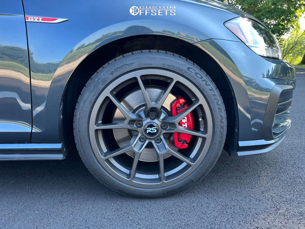 2020 Volkswagen GTI with 18x8.5 45 Neuspeed RSe10 and 235/40R18 ...