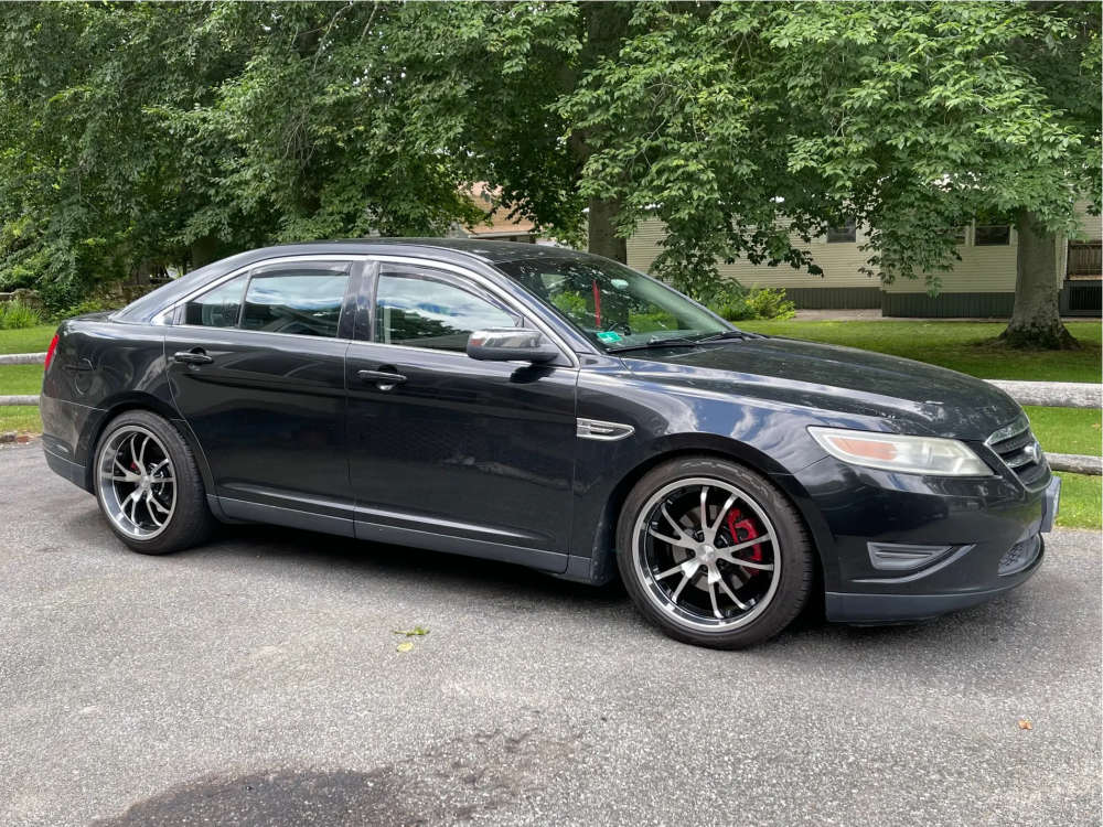 2011 Ford Taurus with 20x9.5 45 Steeda Spyder and 245/45R20 Arroyo ...