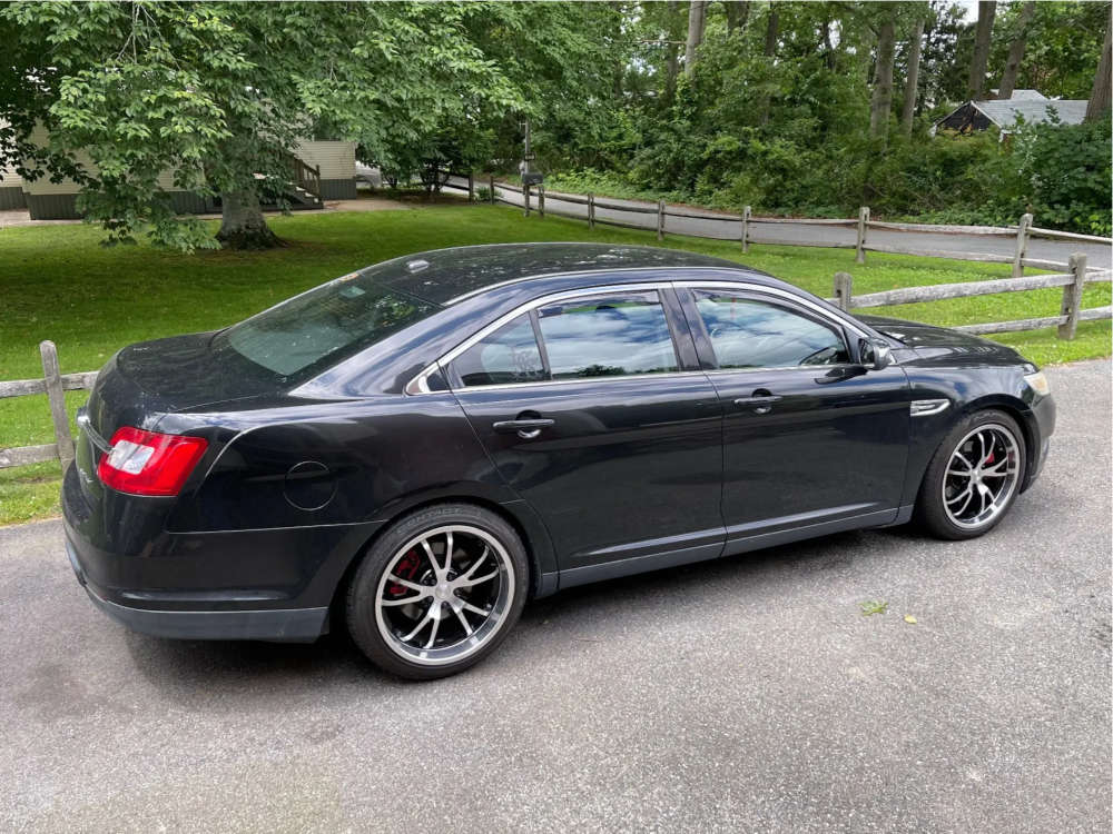 2011 Ford Taurus with 20x9.5 45 Steeda Spyder and 245/45R20 Arroyo ...