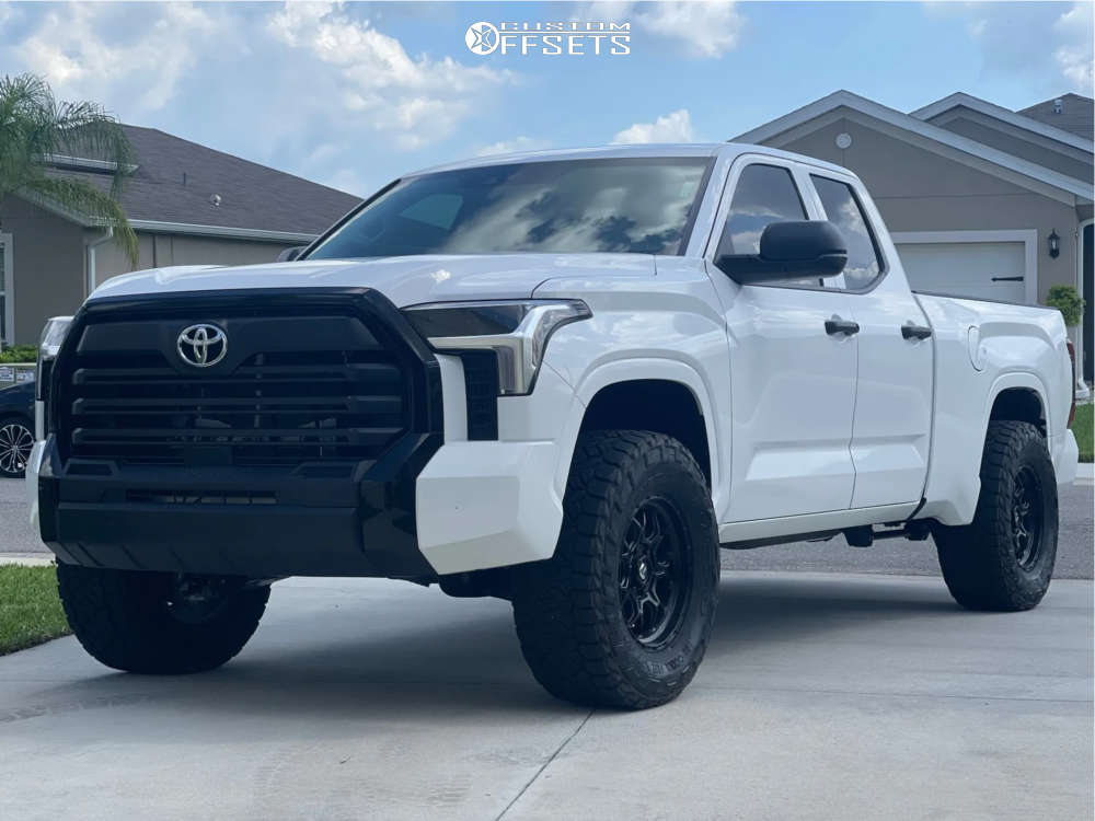 2022 Toyota Tundra with 18x9 20 Fuel Tech and 325/65R18 Nitto Recon ...