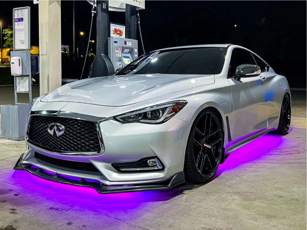 2020 INFINITI Q60 with 20x9 35 XO Cairo and 275/35R20 Michelin Pilot ...