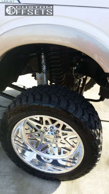 2012 Ford F-250 Super Duty with 24x12 -40 American Force Inferno and 37 ...