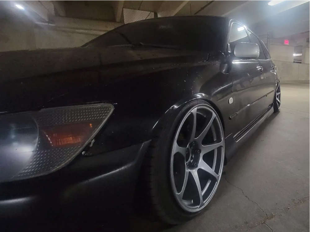 2002 Lexus IS300 with 18x9.5 15 MB Wheels Battles and 215/35R18 Falken ...