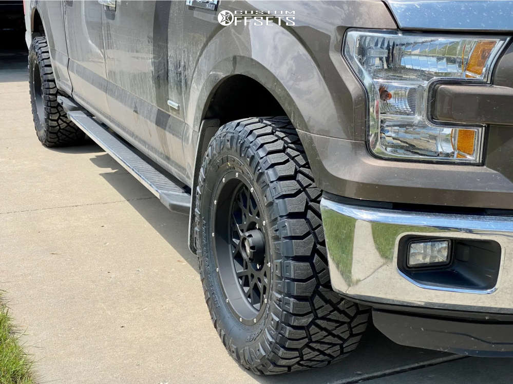 2015 Ford F-150 with 18x9 12 Vision Rocker 412 and 33/12.5R18 Nitto ...