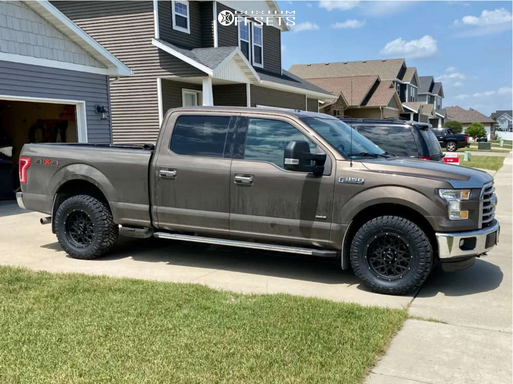 2015 Ford F-150 with 18x9 12 Vision Rocker 412 and 33/12.5R18 Nitto ...