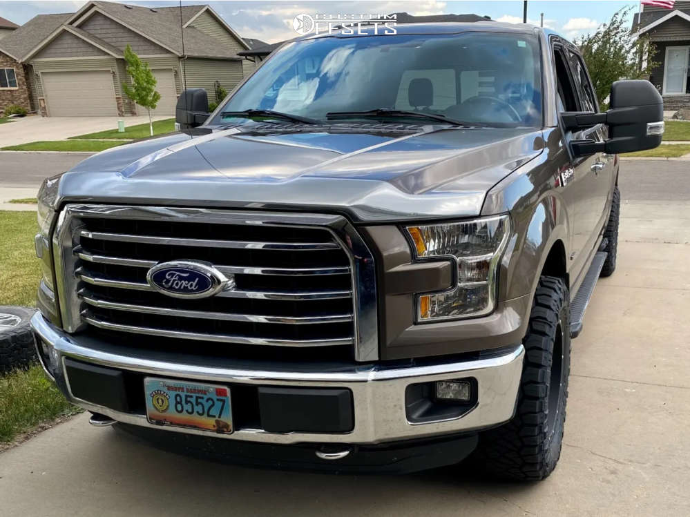 2015 Ford F-150 with 18x9 12 Vision Rocker 412 and 33/12.5R18 Nitto ...