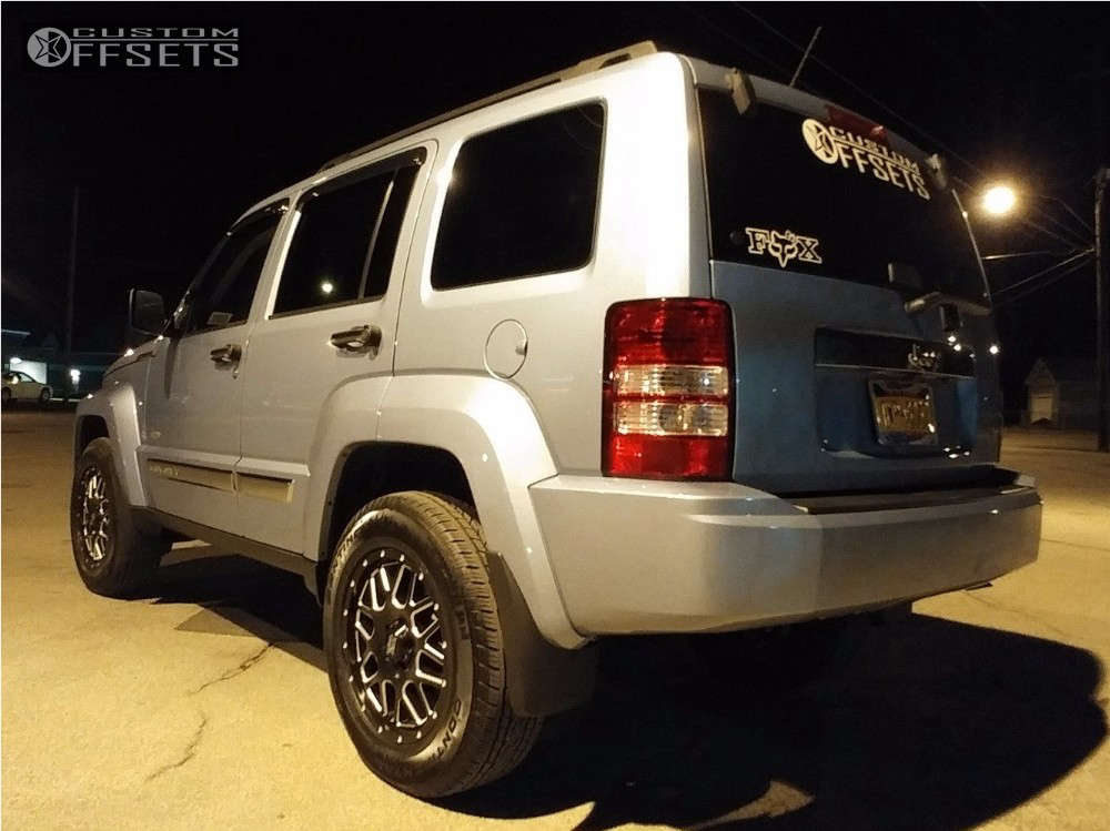 2012 Jeep Liberty with 18x8 38 XD XD820 and 255/65R18 Continental All ...