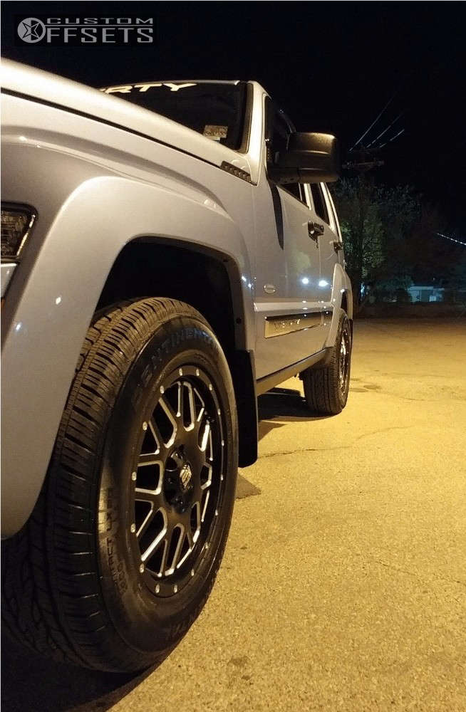 2012 Jeep Liberty with 18x8 38 XD XD820 and 255/65R18 Continental All ...