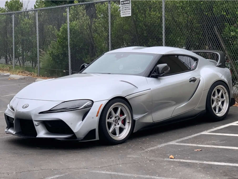 2021 Toyota GR Supra with 19x9 32 ESR Cr7 and 255/35R19 Toyo Tires ...
