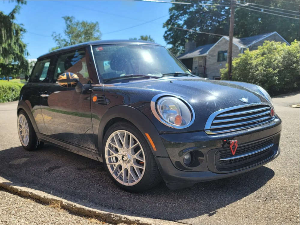 2013 Mini Cooper with 17x8 40 Rotiform Rse and 215/45R17 Hankook Ventus ...
