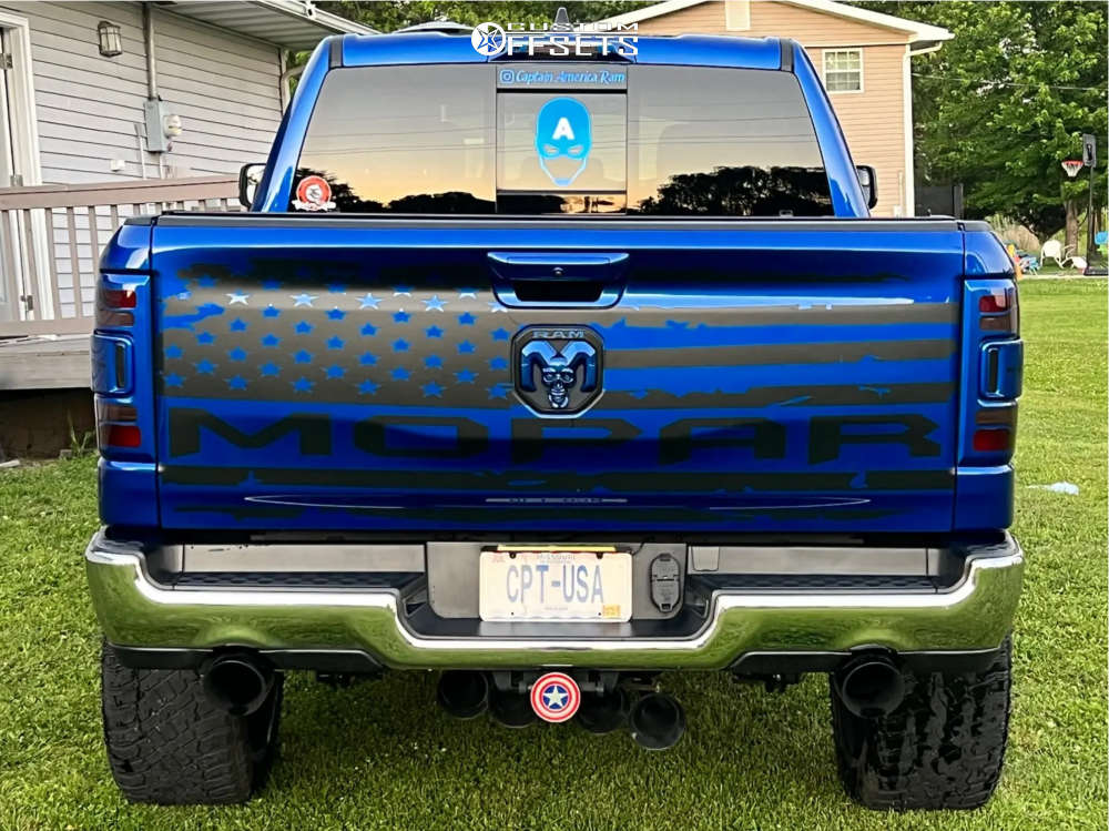 2019 Ram 1500 with 24x12 -51 Vision Riot and 35/13.5R24 Radar Renegade ...