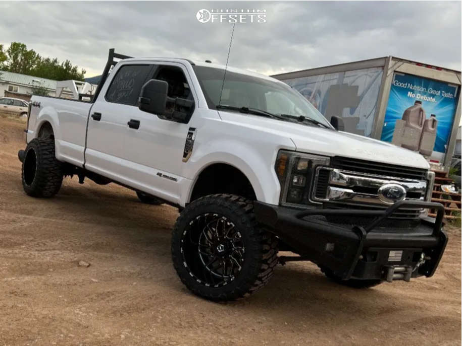 2017 Ford F-350 Super Duty with 22x14 -76 TIS 544BM and 375/45R22 ...