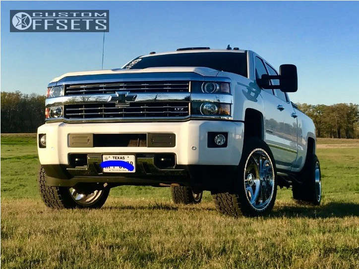 2015 Chevrolet Silverado 3500 HD with 22x12 -40 American Force Blade SS ...
