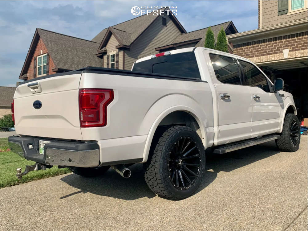 2016 Ford F-150 with 22x10 -25 Hostile Typhoon and 305/45R22 Nitto ...