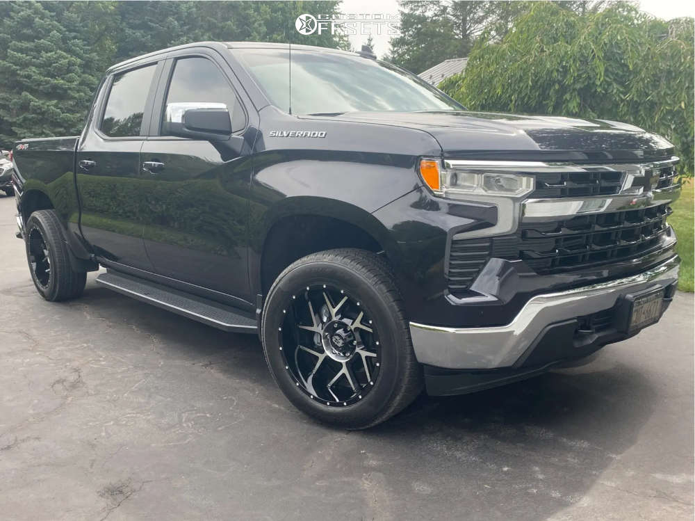 2022 Chevrolet Silverado 1500 LTD with 20x10 -29 Vision Sliver and 275 ...