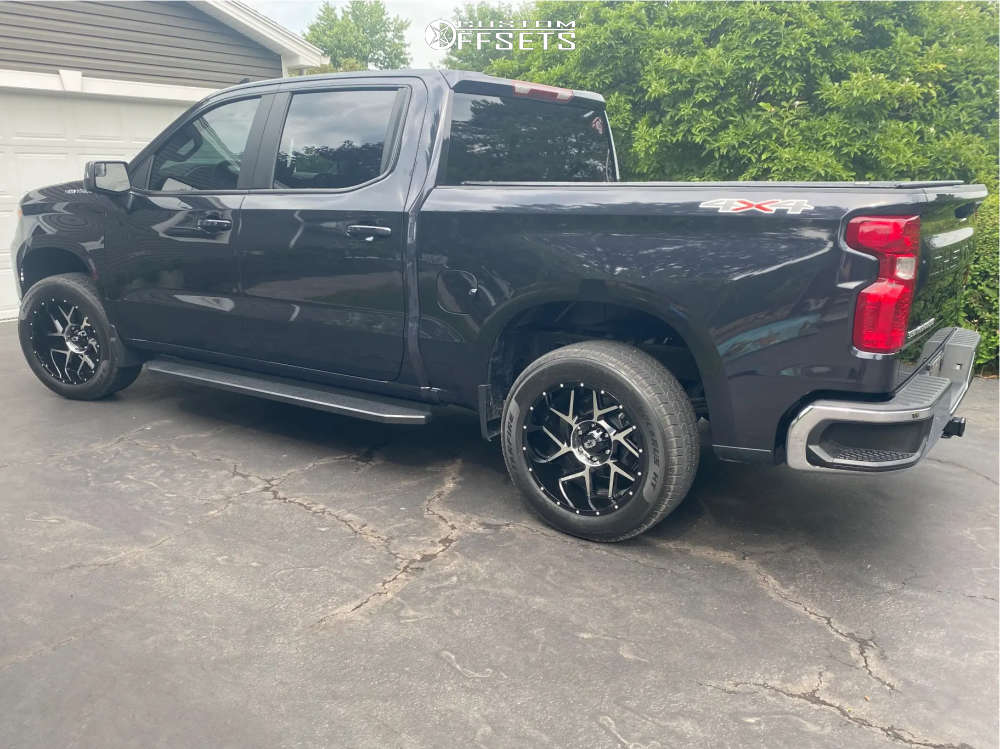 2022 Chevrolet Silverado 1500 LTD with 20x10 -29 Vision Sliver and 275 ...