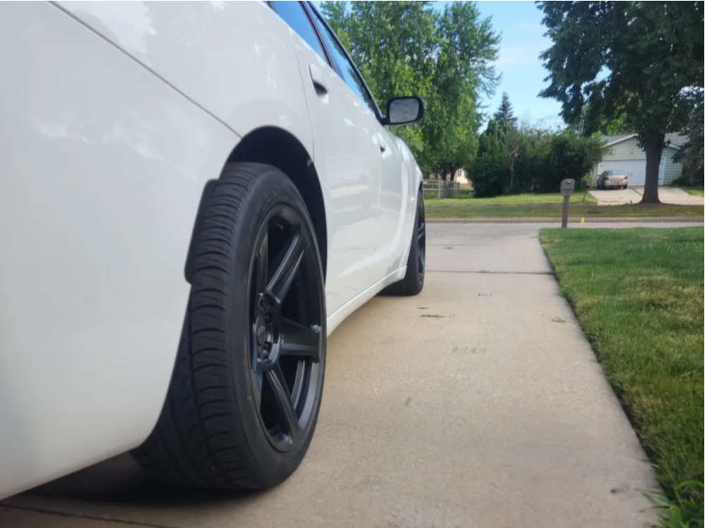 2017 Dodge Charger with 20x9.5 15 American Racing Hellion and 265/40R20 ...