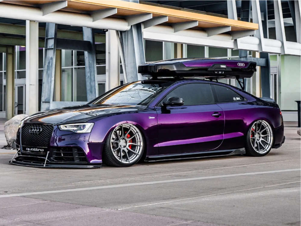 2013 Audi S5 with 20x10.5 25 BC Forged Hca162s and 275/30R20 ...