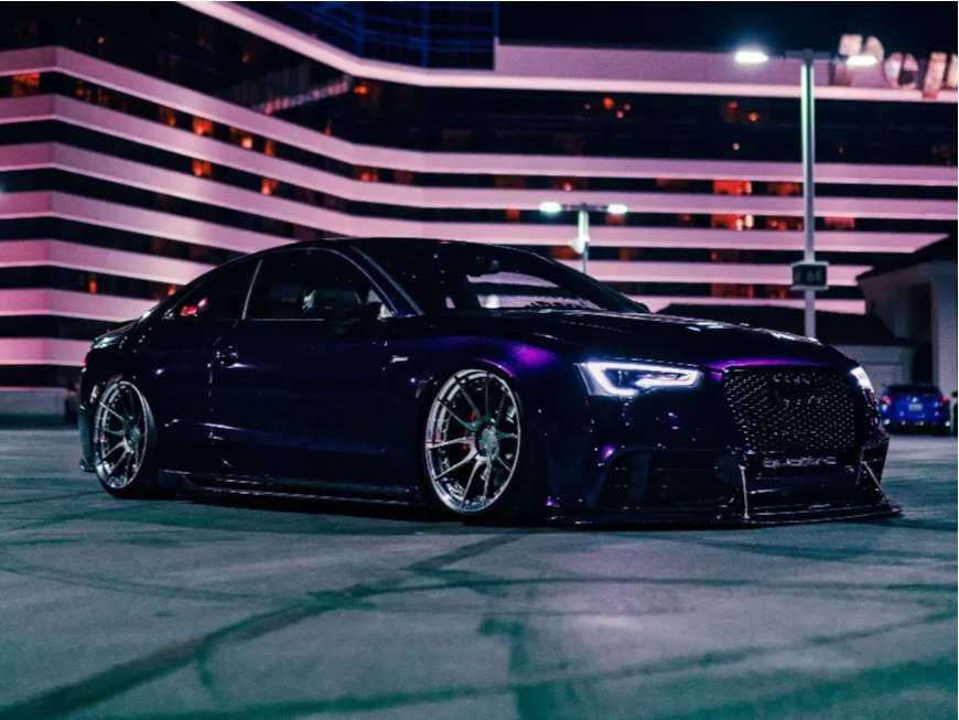 2013 Audi S5 with 20x10.5 25 BC Forged Hca162s and 275/30R20 ...