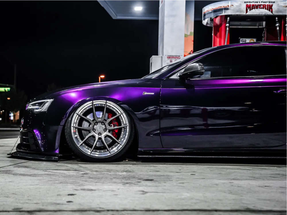 2013 Audi S5 with 20x10.5 25 BC Forged Hca162s and 275/30R20 ...