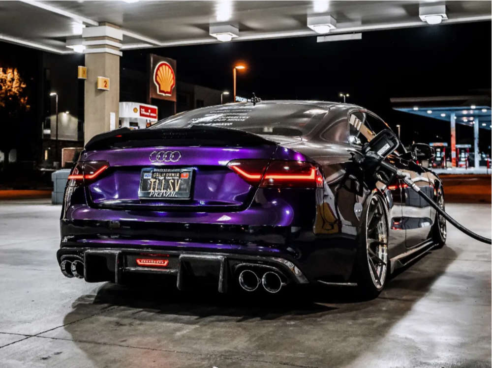 2013 Audi S5 with 20x10.5 25 BC Forged Hca162s and 275/30R20 ...