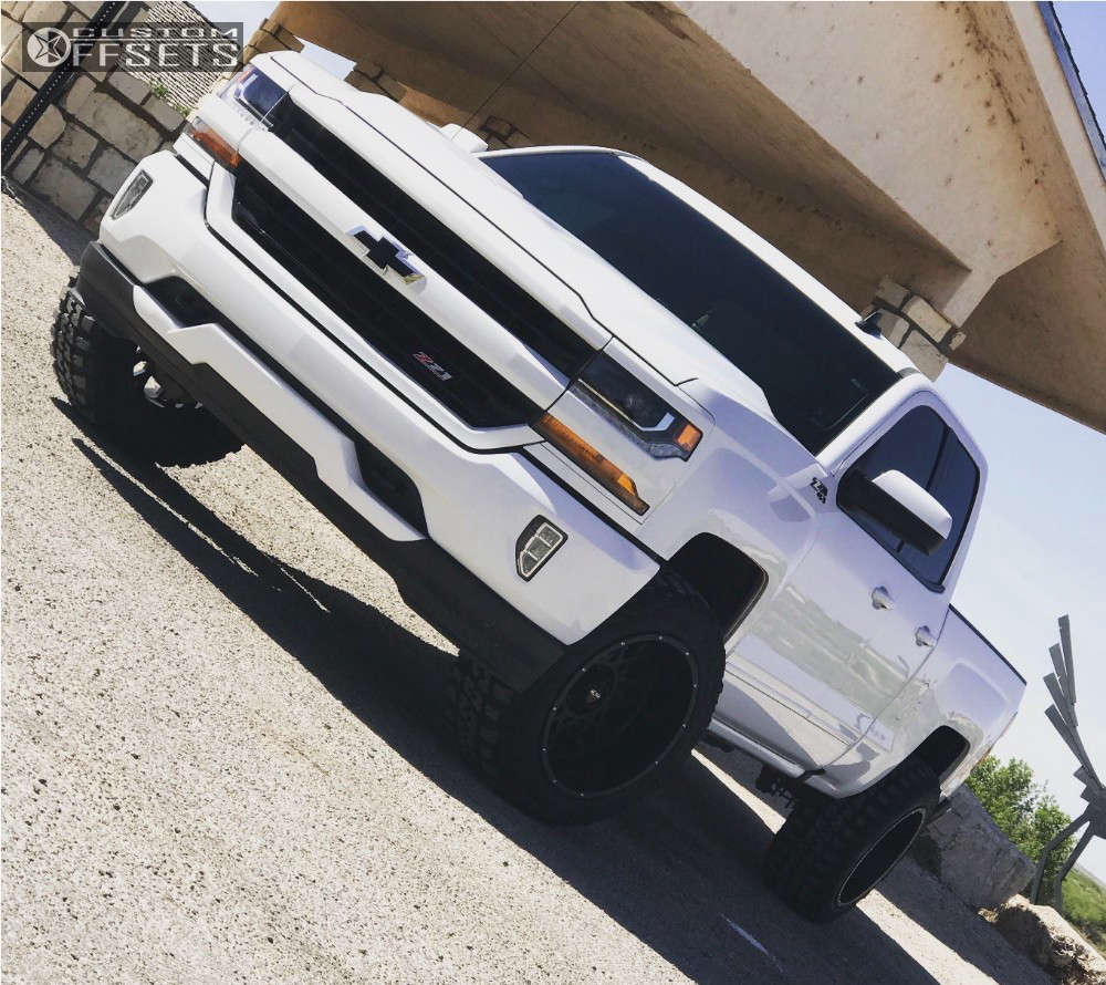 2016 Chevrolet Silverado 1500 with 20x12 -51 Vision Rocker and 33/12 ...
