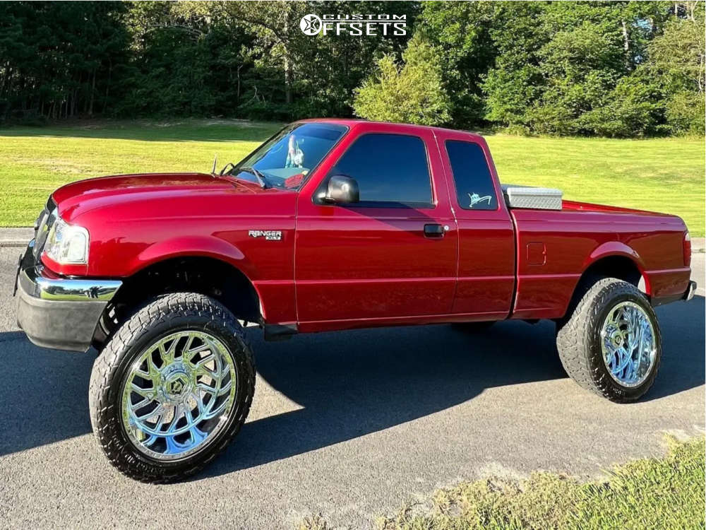 2004 Ford Ranger with 20x12 -44 TIS 544C and 275/55R20 Nitto Recon ...