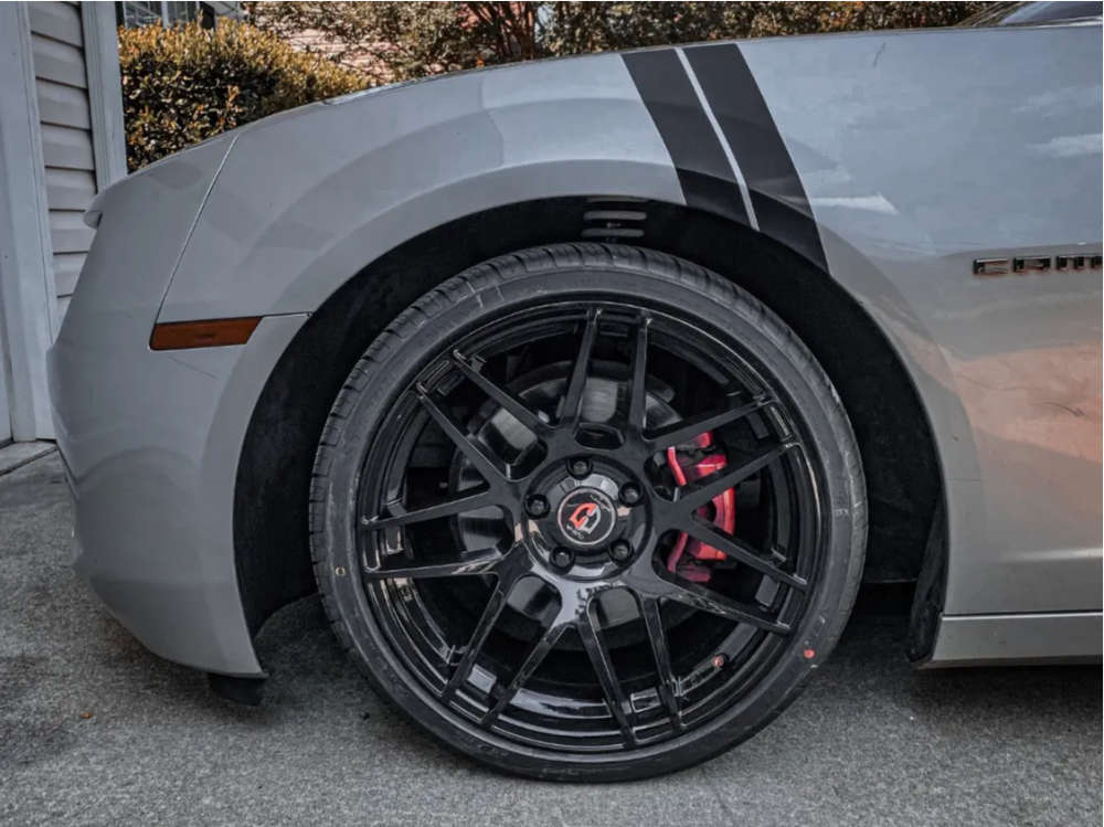 2011 Chevrolet Camaro with 19x9 30 Curva C300 and 275/30R19 Vercelli ...