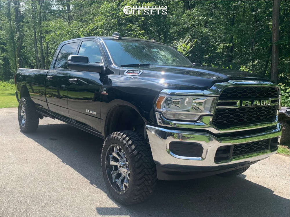 2022 Ram 2500 with 22x10 -13 Fuel Assault and 35/12.5R22 Atturo Trail ...