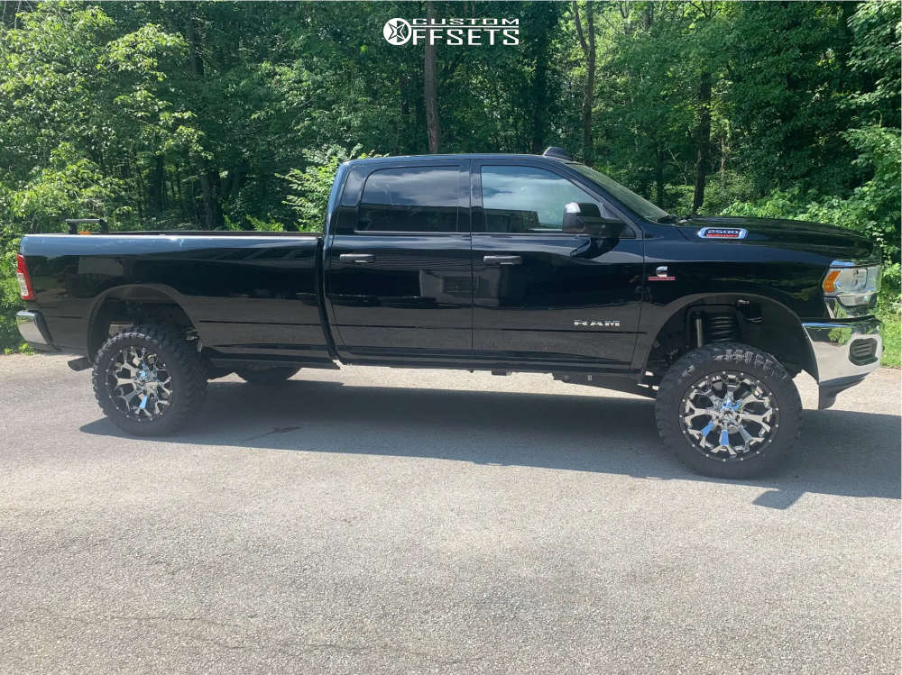 2022 Ram 2500 with 22x10 -13 Fuel Assault and 35/12.5R22 Atturo Trail ...