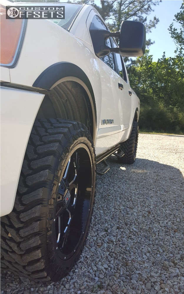 2012 Nissan Titan with 22x10 -18 XD Xd825 and 33/12.5R22 Atturo Trail ...