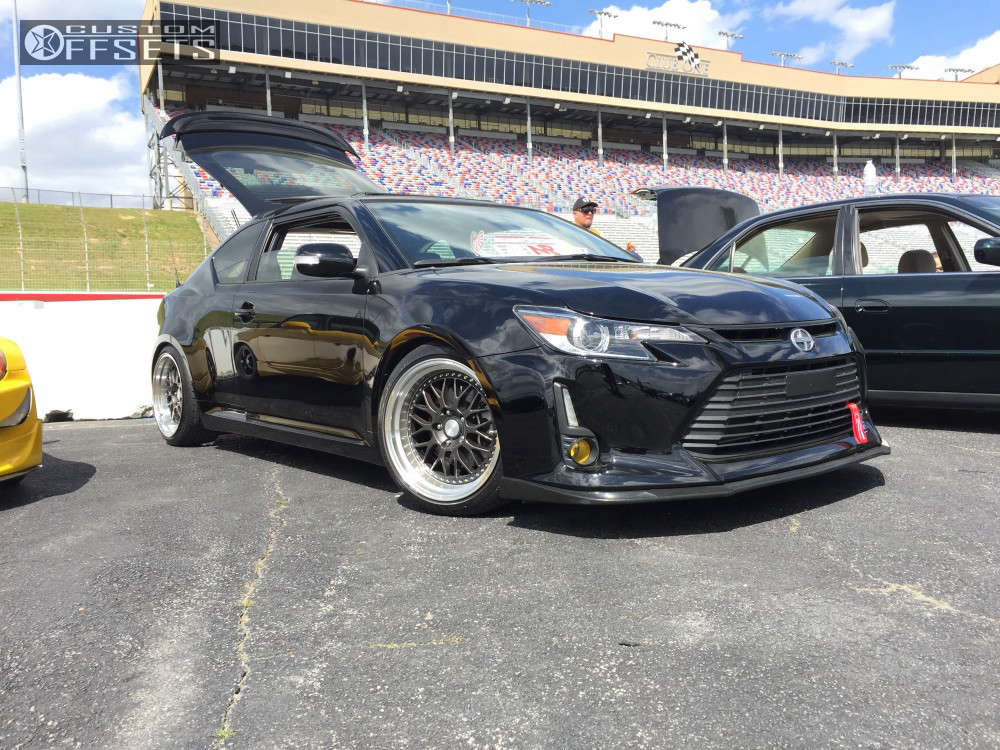 2015 Scion TC with 18x9.5 22 ESR Sr01 and 225/40R18 Nankang NS-20 and ...