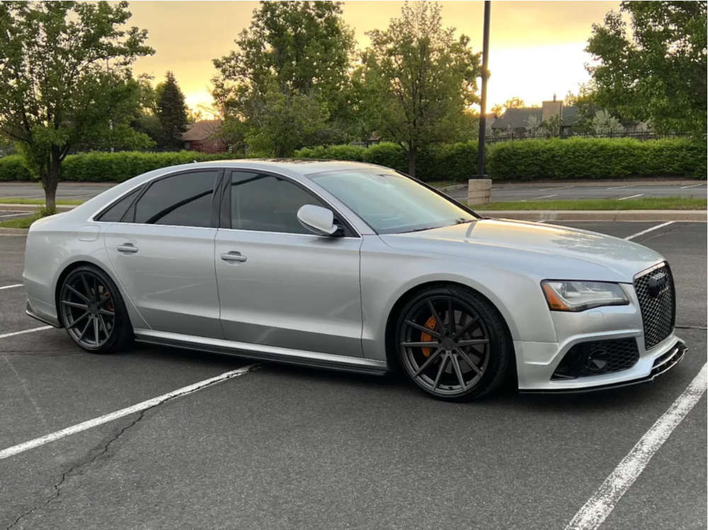 2011 Audi A8 Quattro with 20x9.5 35 TSW Bathurst and 285/30R20 Lionhart ...