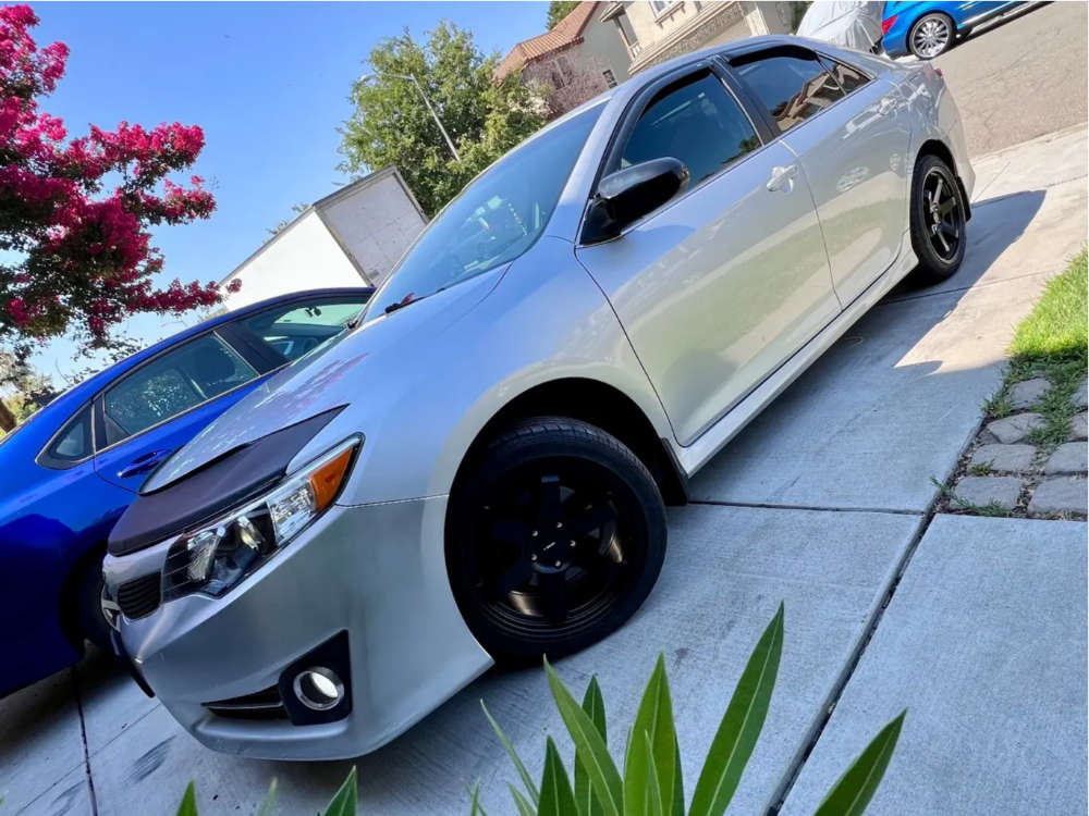 2012 Toyota Camry with 18x8.5 35 AVID1 AV6 and 235/40R18 GT Radial ...