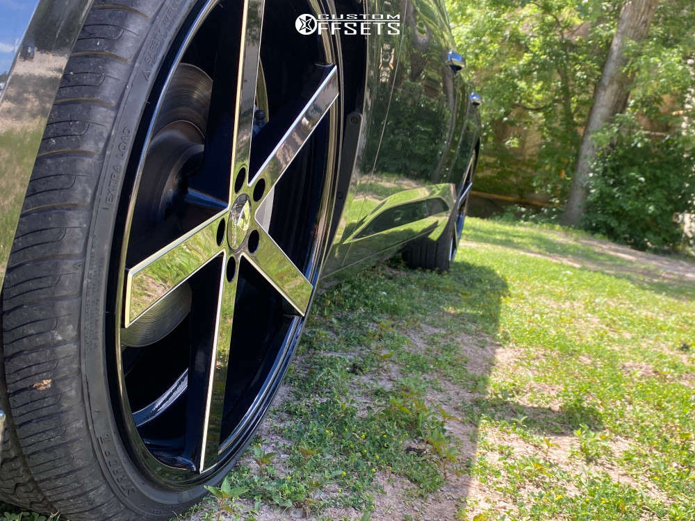 2019 Audi A6 Quattro with 22x8.5 35 Ravetti M1 and 245/30R22 Vercelli ...