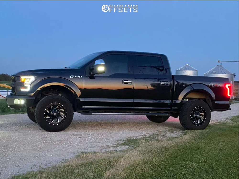 2015 Ford F-150 with 18x9 20 Fuel Cleaver and 275/70R18 Goodyear ...