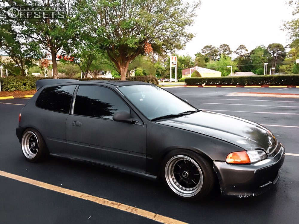 Stanced Black Ek Hatch