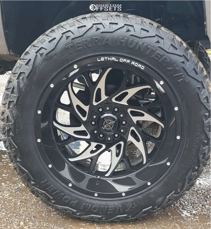 2007 Chevrolet Tahoe with 22x12 -44 Lethal Offroad Lt10 and 37/13.5R22 Venom Power Terra Hunter ...