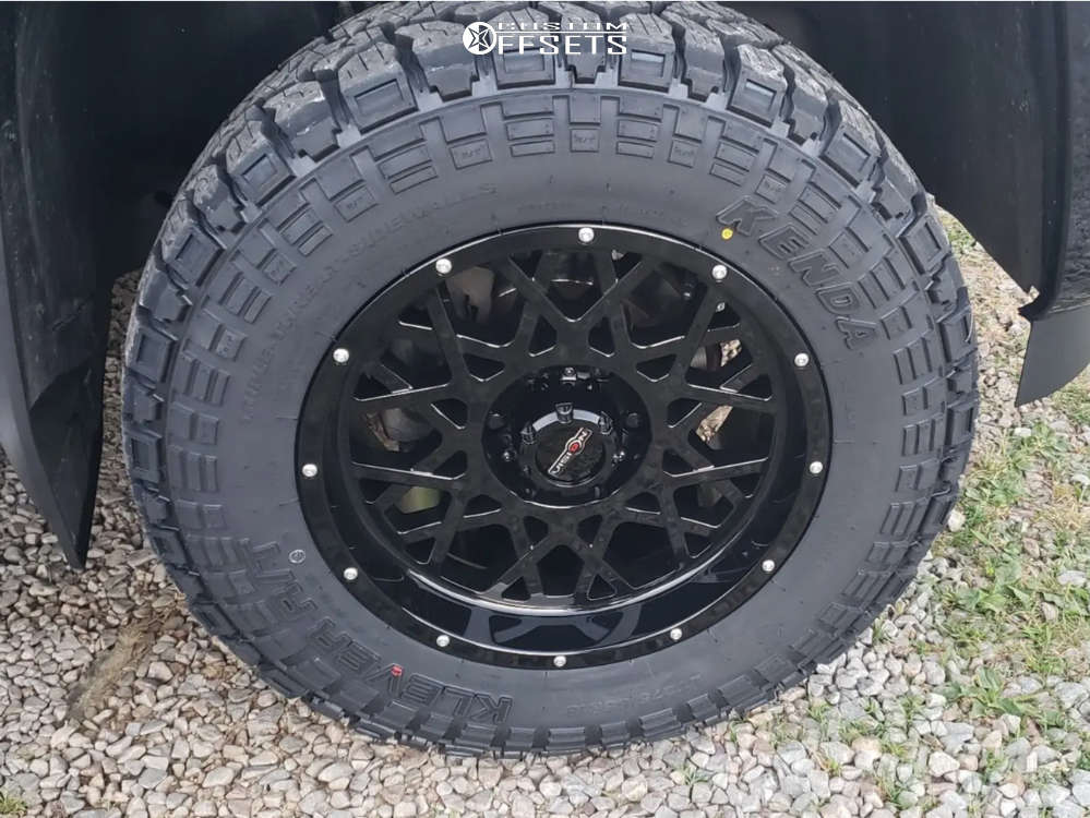 2011 Chevrolet Silverado 1500 with 18x9 -12 Vision Rocker 412 and 275 ...